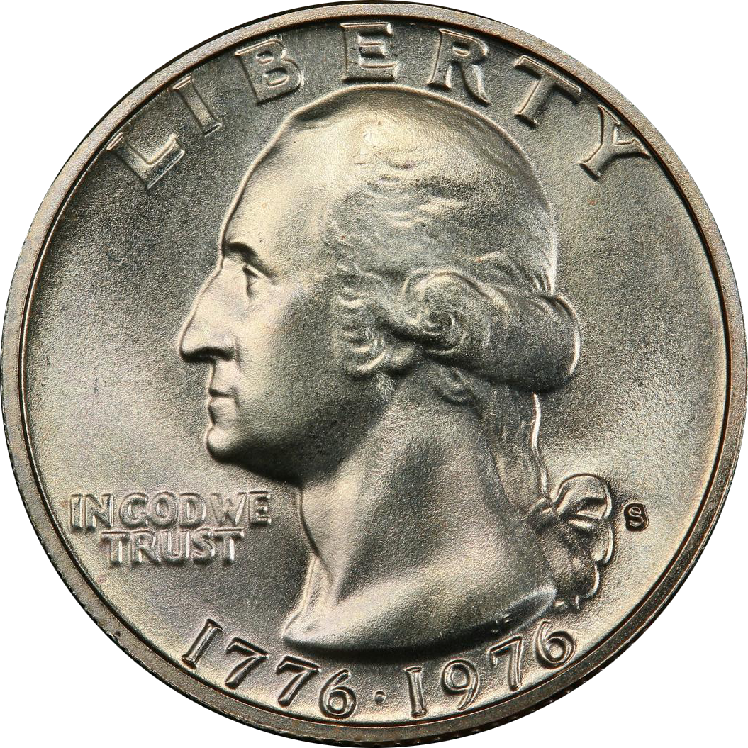 1776-1976 S Silver 25c Ms | Washington Quarters | Coin