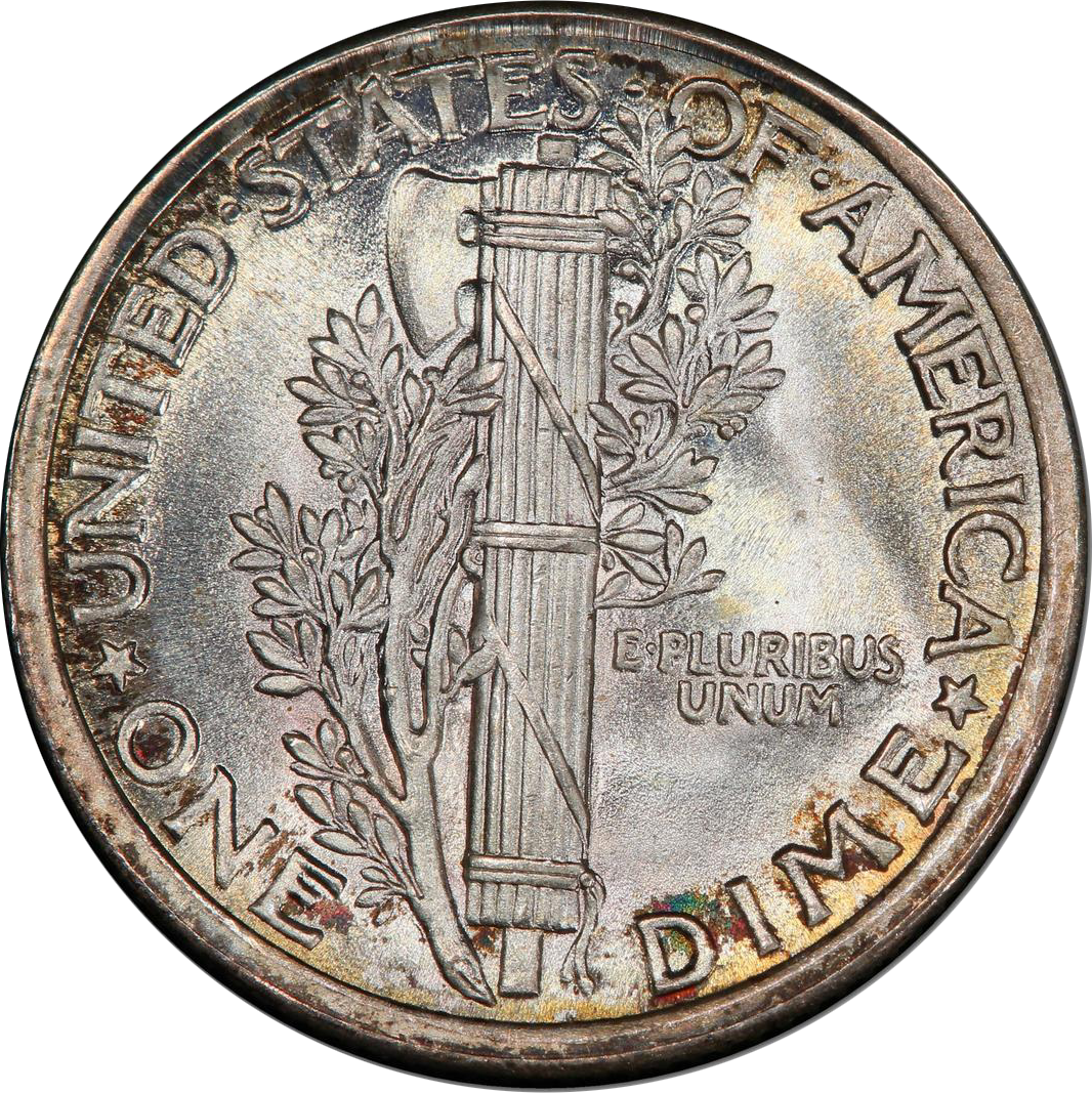 1916 Mercury 10c Ms | Mercury Dimes | Coin
