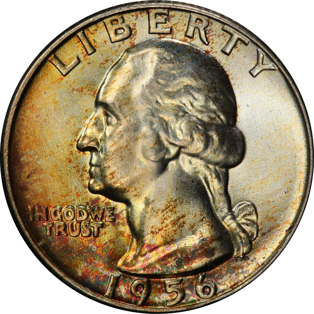 1956 D 25c Ms | Washington Quarters | Coin