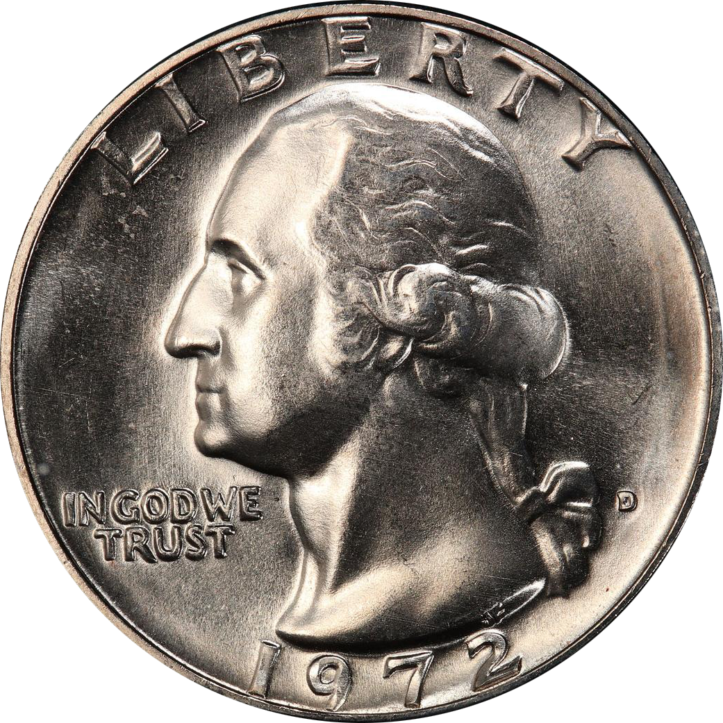 1972 D 25c Ms | Washington Quarters | Coin