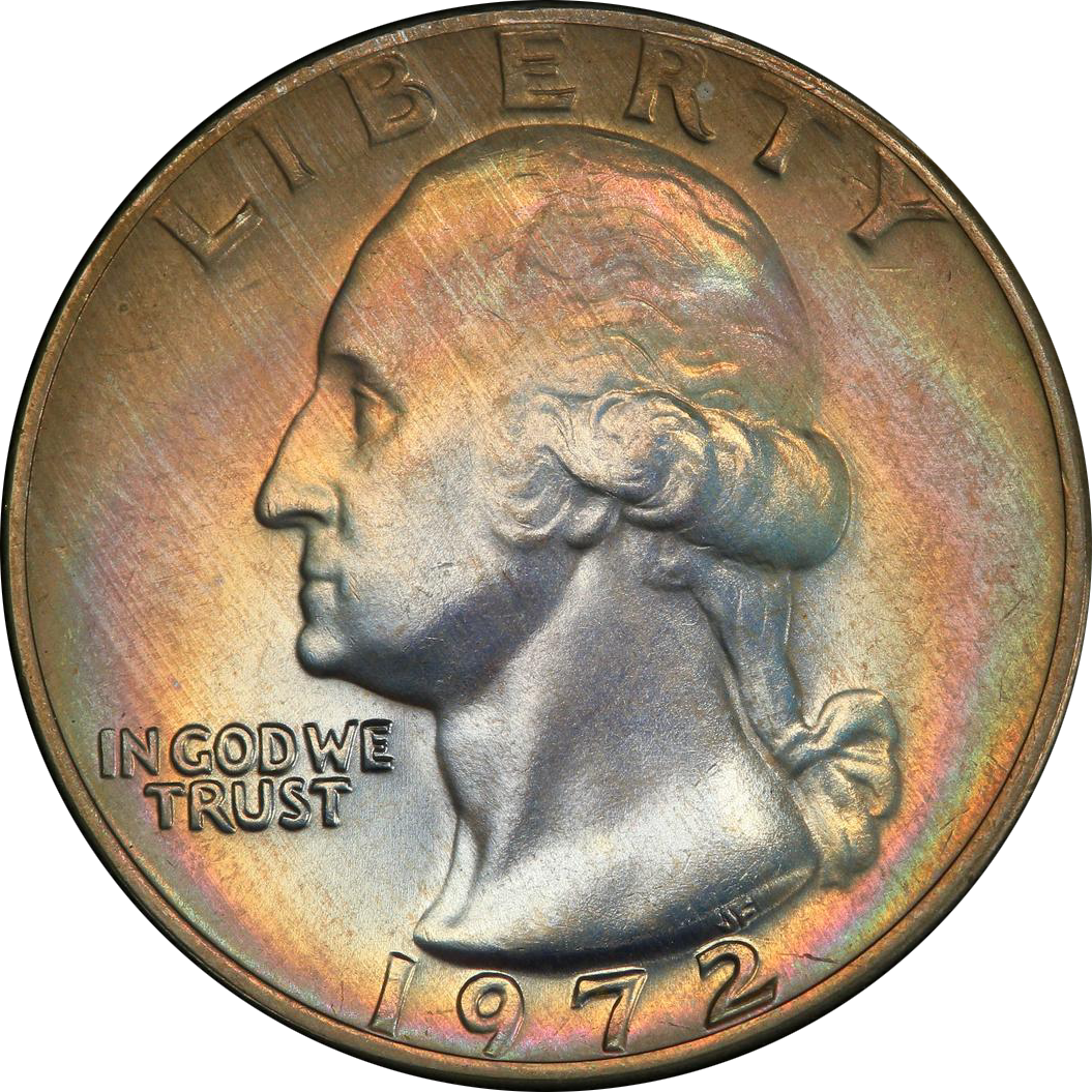 1972 25c Ms | Washington Quarters | Coin