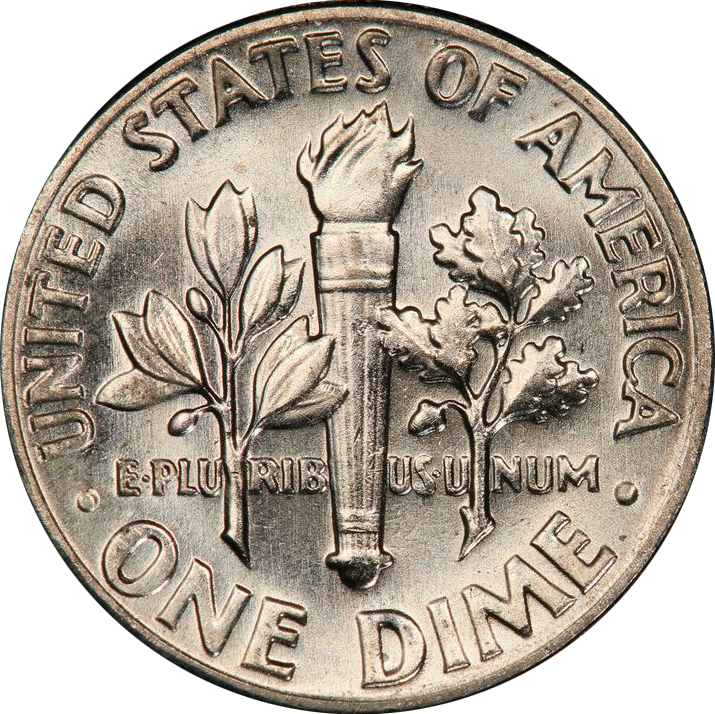 1974 D 10c Ms | Roosevelt Dimes | Coin