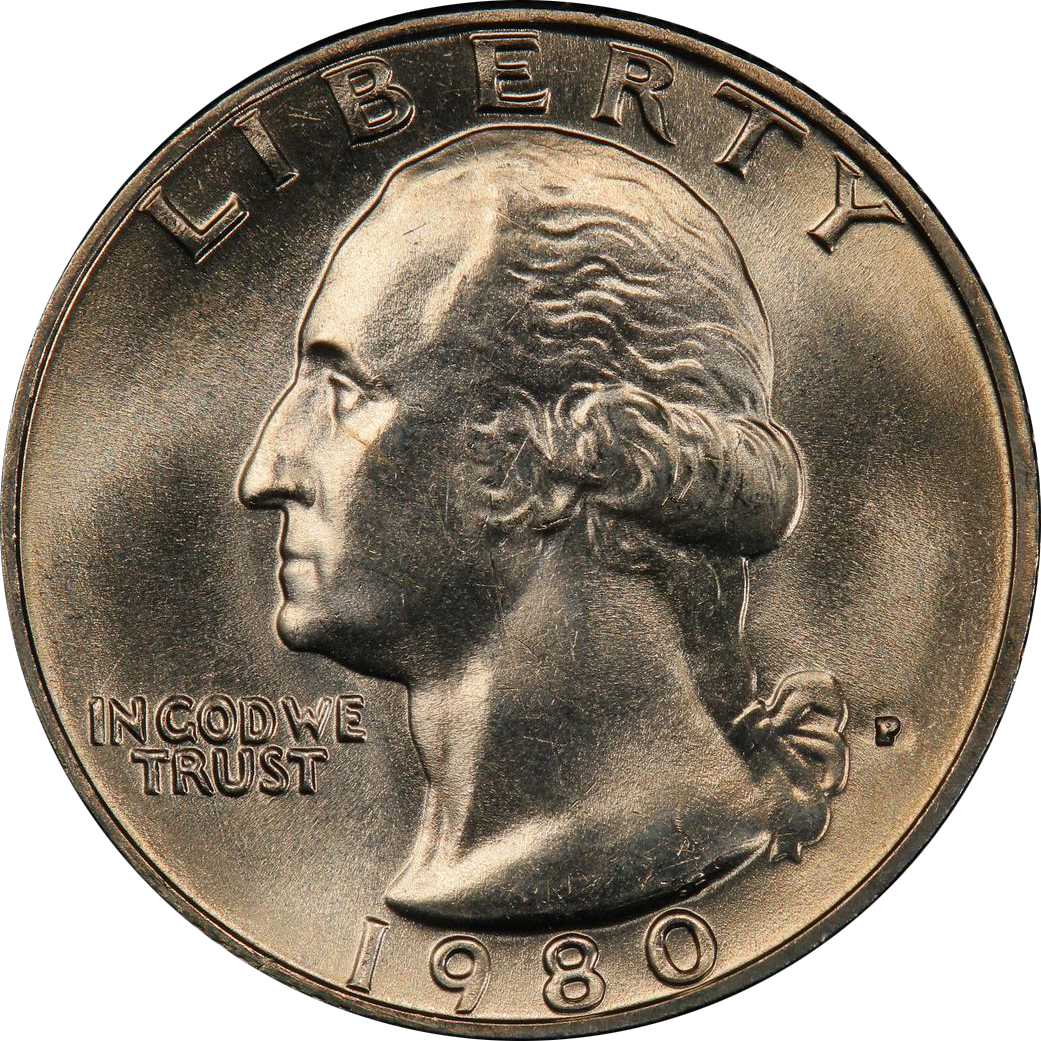 1980 P 25c Ms | Washington Quarters | Coin