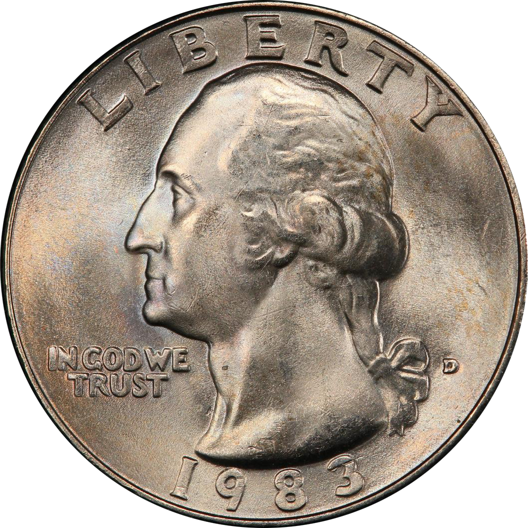 1983 D 25c Ms | Washington Quarters | Coin