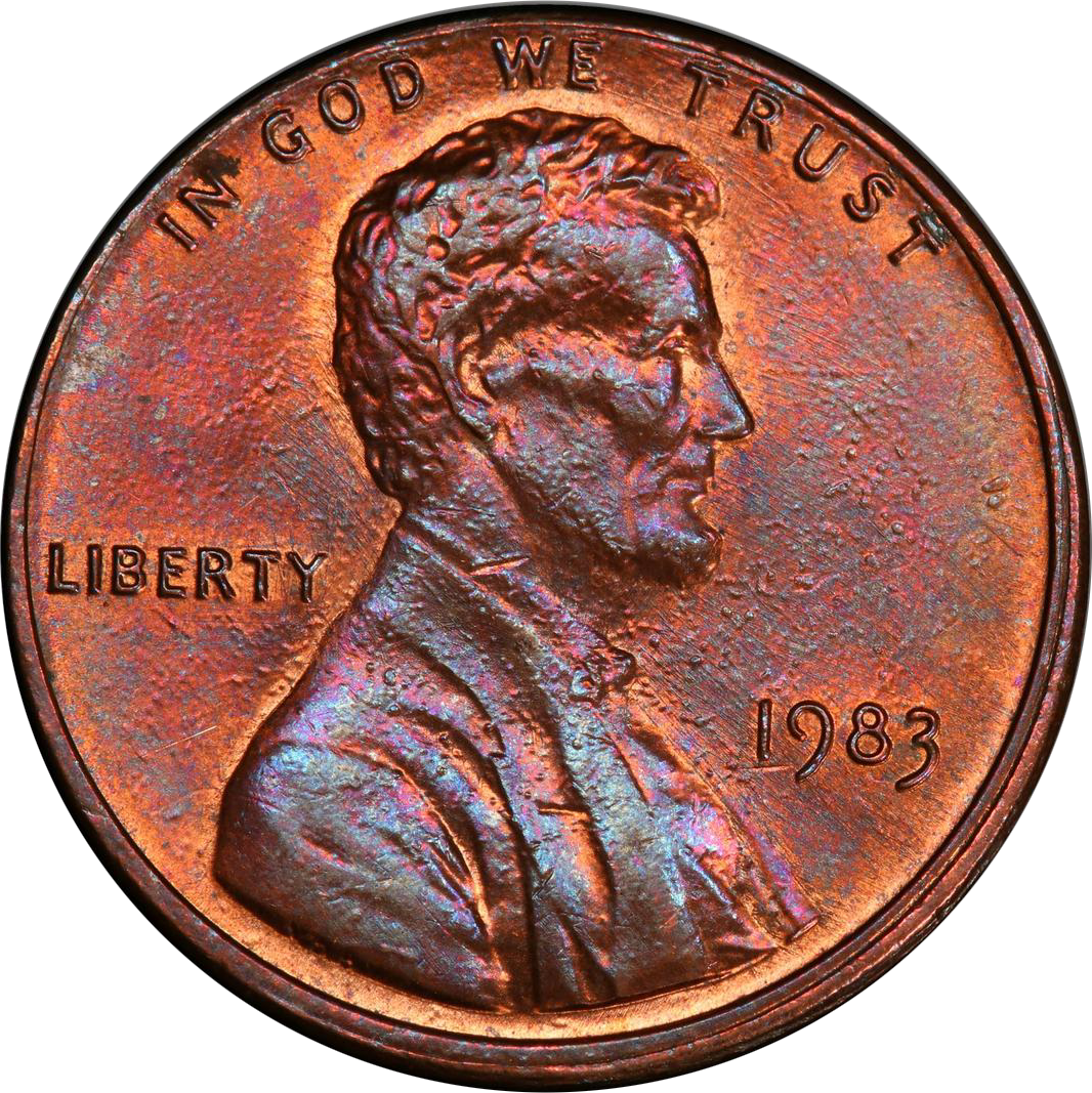 1983 1c Ms | Lincoln Cents - Memorial Reverse | Coin