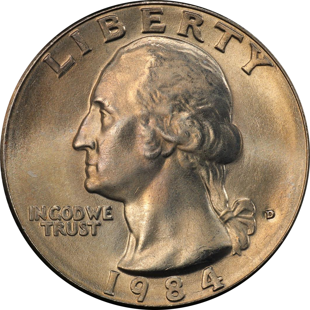 1984 D 25c Ms | Washington Quarters | Coin