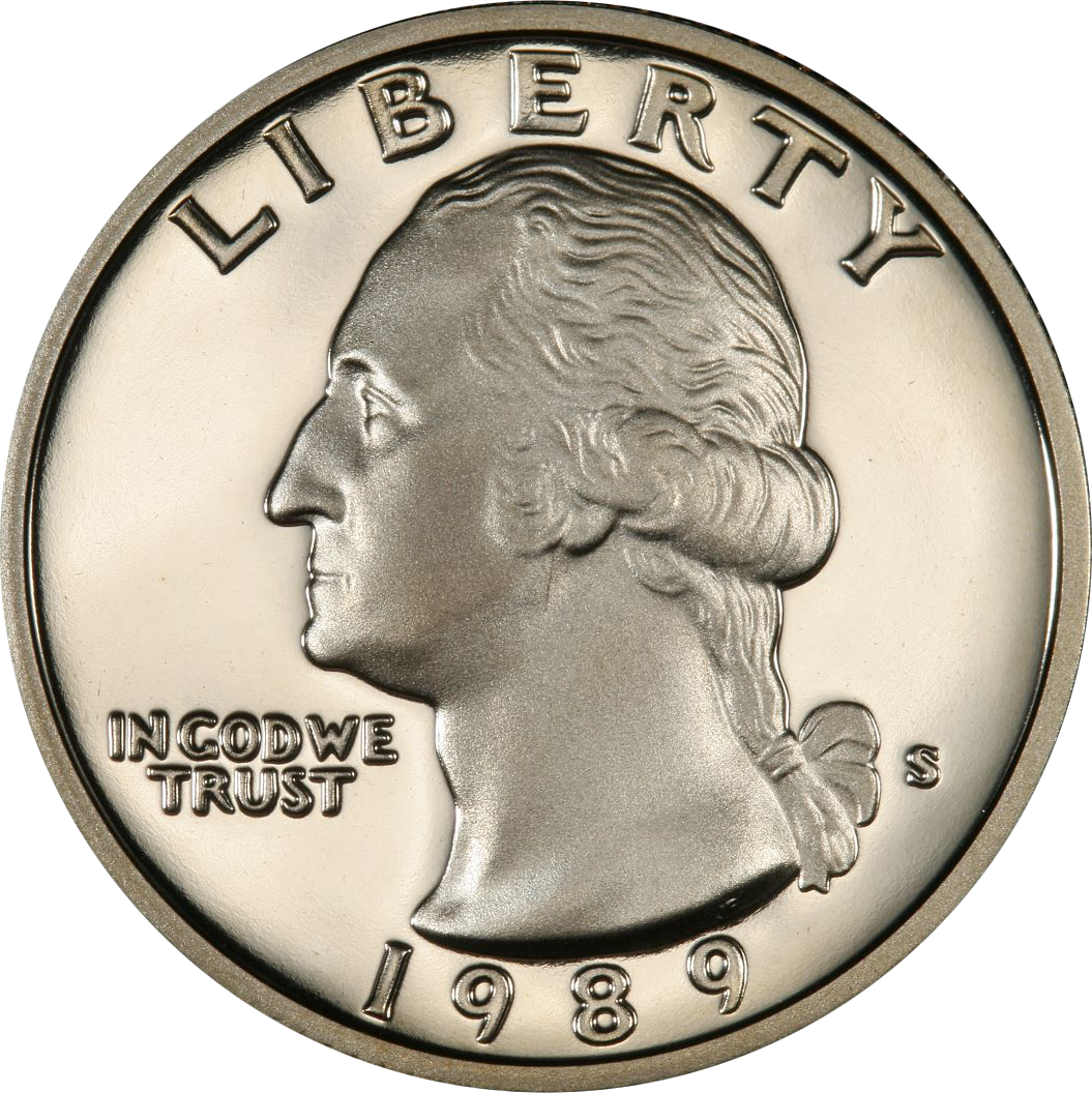 Washington Quarters | 25 Cents Quarter Dollar Coins | US