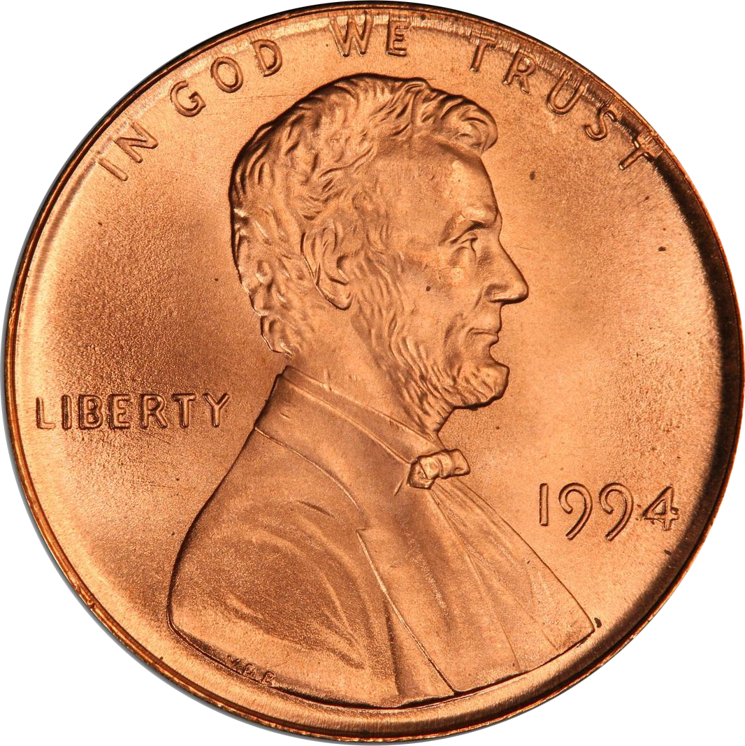 1994 1c Ms | Lincoln Cents - Memorial Reverse | Coin