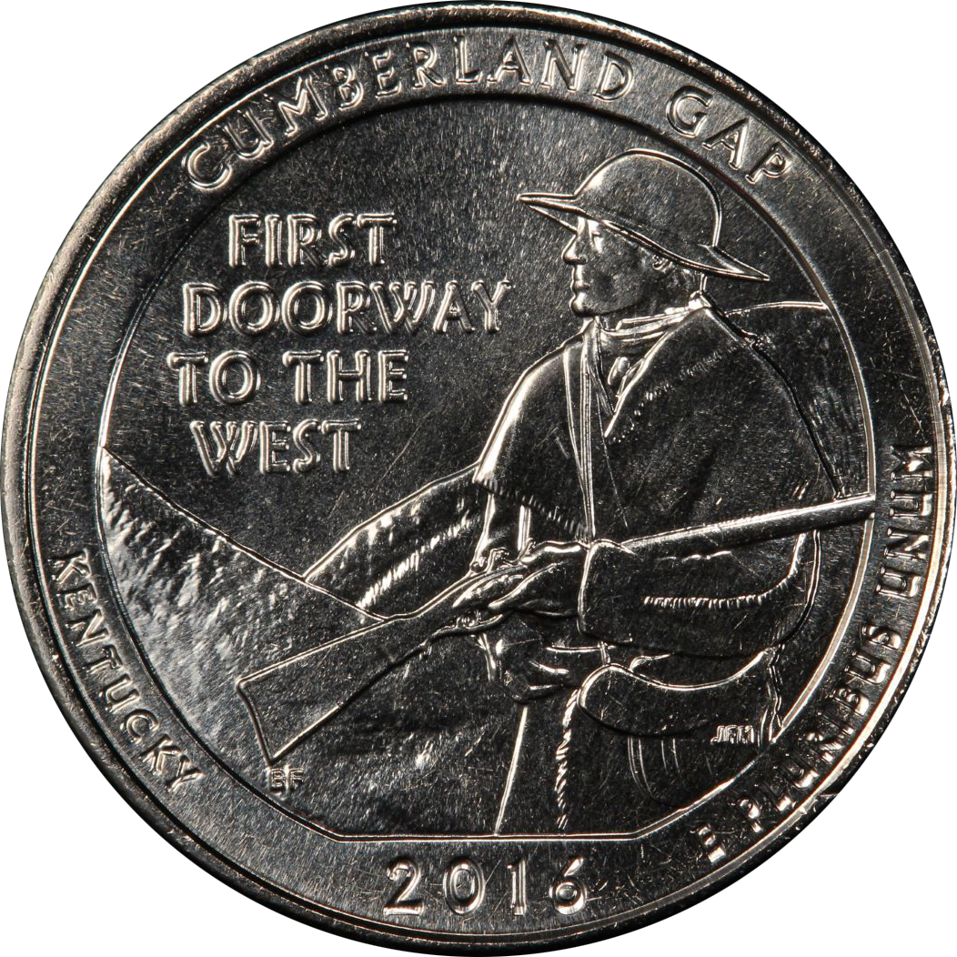 2016 D Cumberland Gap 25c Ms | America the Beautiful Quarters | Coin