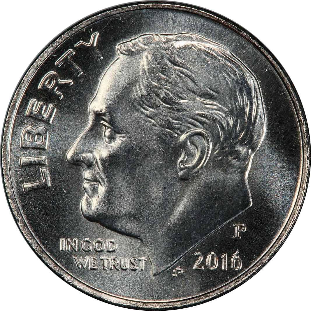 2016 P 10c Ms | Roosevelt Dimes | Coin
