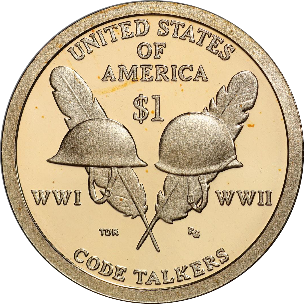 2016 S Sacagawea Wartime Code Talkers $1 Pf | Sacagawea Dollars | Coin