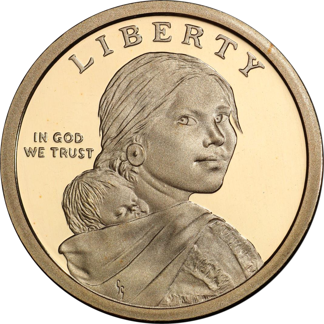 2017 S Sacagawea Sequoyah $1 Pf | Sacagawea Dollars | Coin
